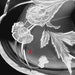 Mikasa Crystal Serving Platter Meadow Melody Pattern With Embossed ...