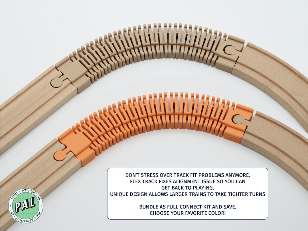Flexible Train Track for Brio, Ikea, Thomas, Melissa & Doug Sets ...