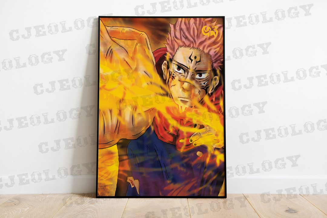 Ryomen Sukuna Jujutsu Kaisen Fuga Digital Art Cjeology - Etsy