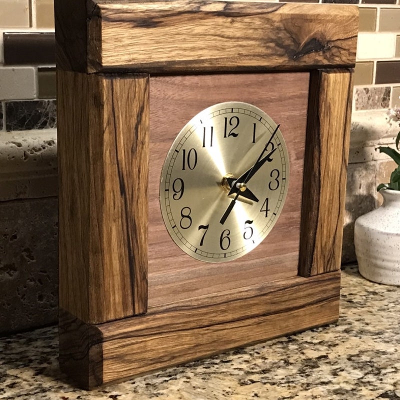 Wooden Clock - Etsy
