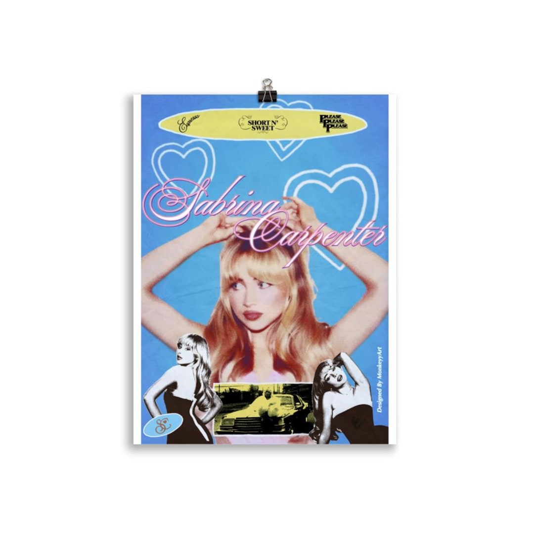 Sabrina Carpenter Poster Print - Etsy