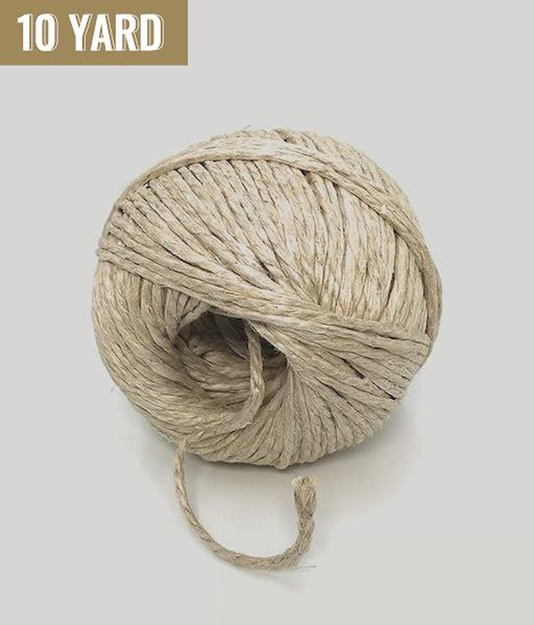 10 Yards Italian Spring Twine for Upholstry 4-ply Hemp and Wax Finish ...
