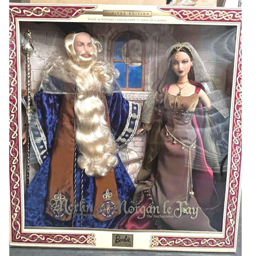 Ken and Barbie as Merlin and Morgan Le Fay Magic and Mystery Collection ...