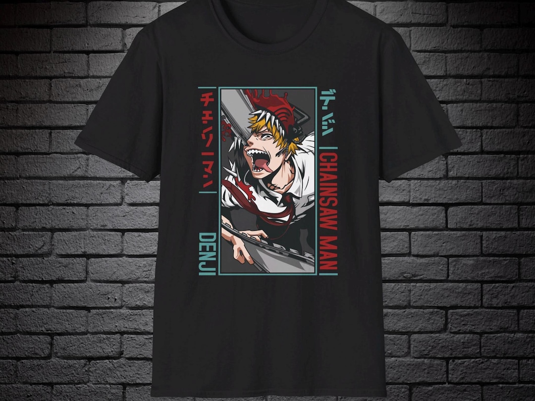 Denji Chainsaw Man Anime Manga T-shirt Custom Shirt Gift for Her Gift ...
