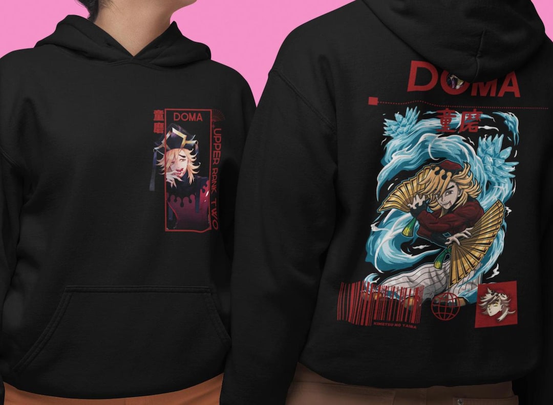Doma Demon Slayer Kimetsu No Yaiba Anime Manga Anime Hoodie Gift for ...