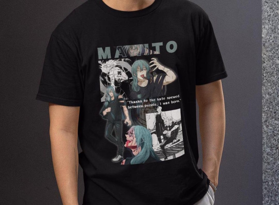 Buy Mahito Jujutsu Kaisen JJK Manga Anime Shirt Custom Shirt Gift for ...