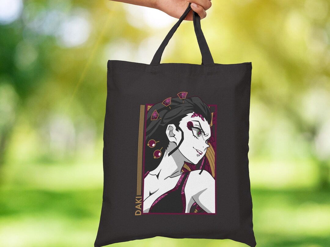 Daki Demon Slayer Kimetsu No Yaiba Anime Custom Tote Bag Gift for Her ...