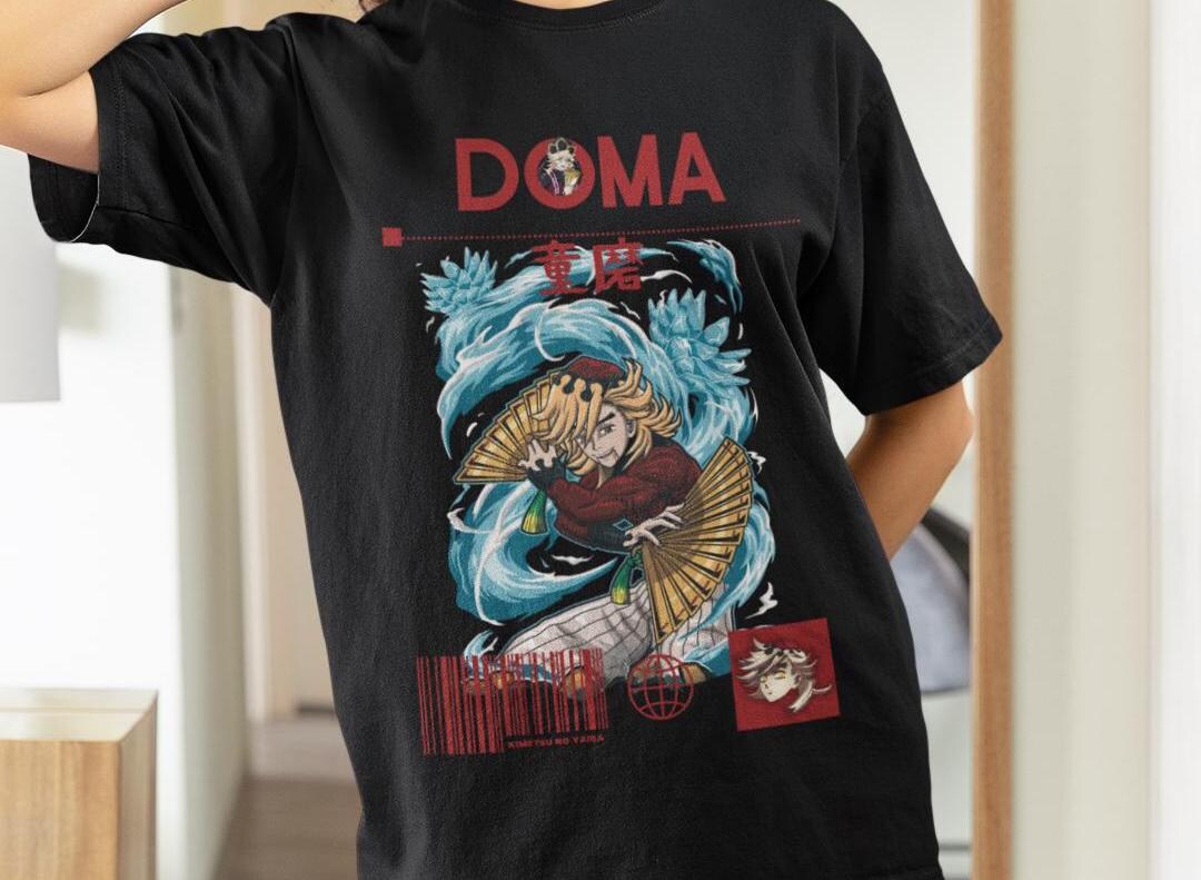 Doma Demon Slayer Kimetsu No Yaiba Anime Manga Kawaii Shirt Gift for ...