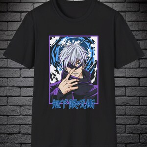 Gojo Satoru Jujutsu Kaisen Shirt Custom Shirt Gift for Her Gift for ...
