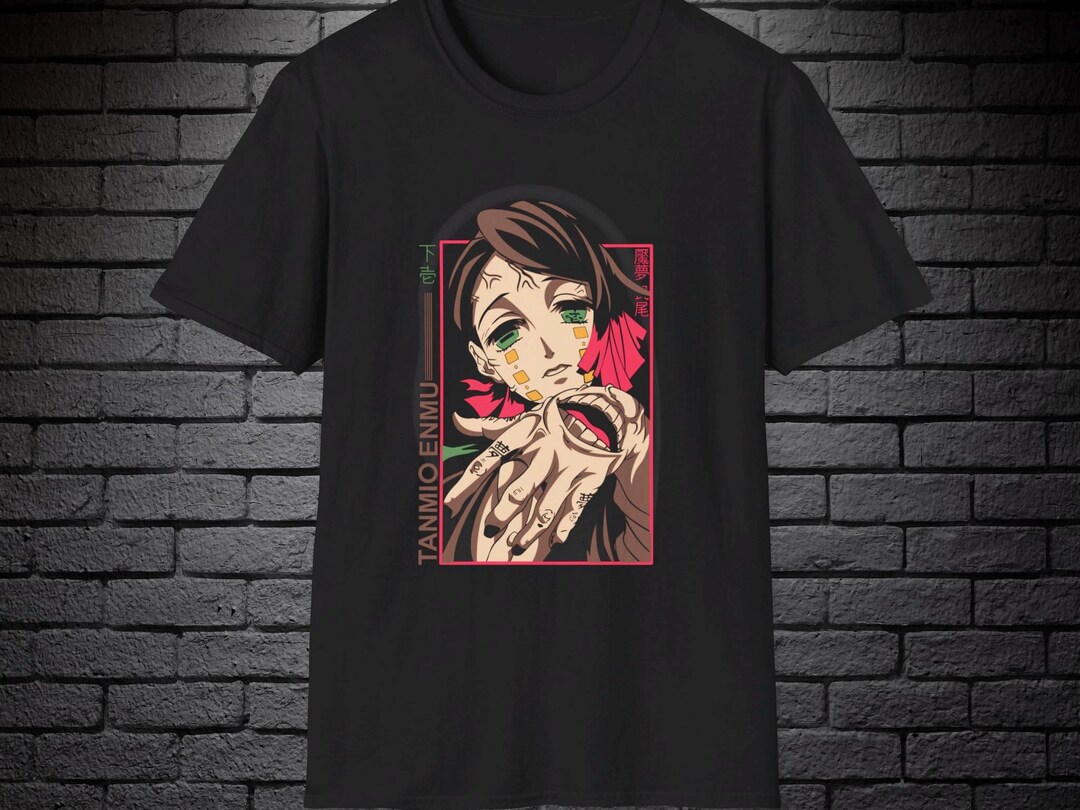 Tanmo Enmu Demon Slayer Kimetsu No Yaiba Manga Webtoon Kawaii Shirt ...