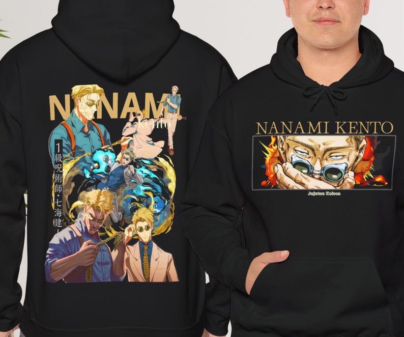 Nanami Kento Anime Manga Jujutsu Kaisen JJK Hoodie Gift for Friends ...