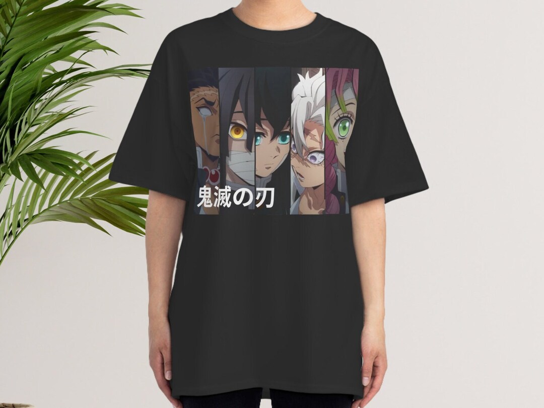 Demon Slayer Kimetsu No Yaiba Anime Manga Custom Shirt Gift for Her ...