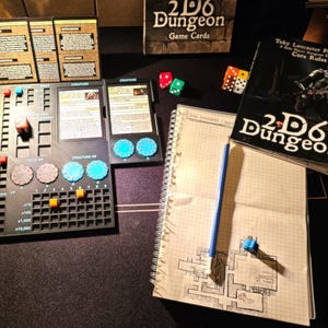2D6 Dungeon - Player Dashboard - Etsy