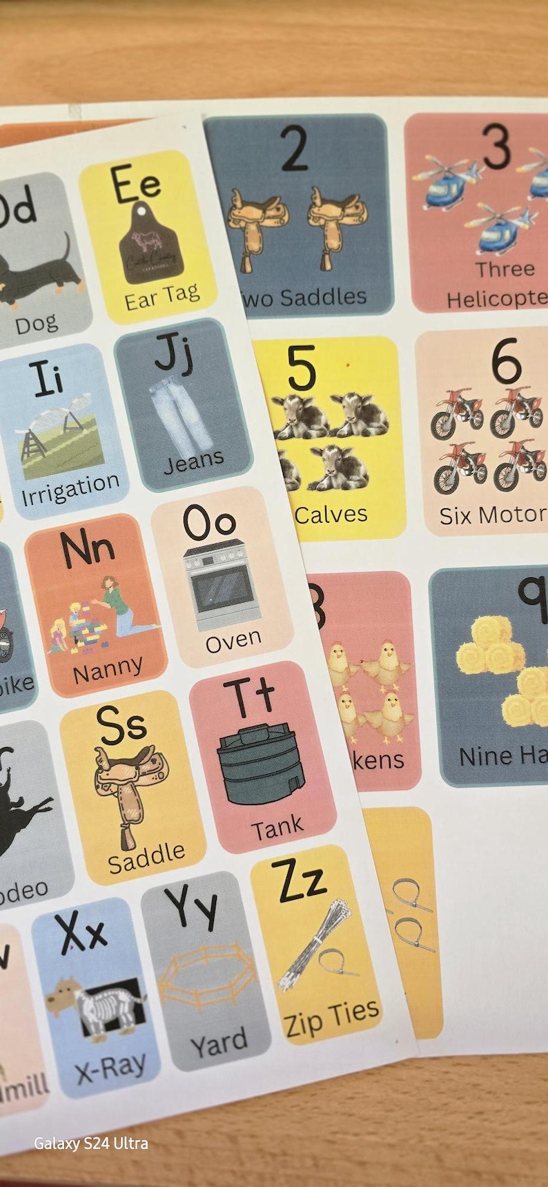 Station Alphabet and Number Poster Bundle | Outback ABC and 1–10 ...