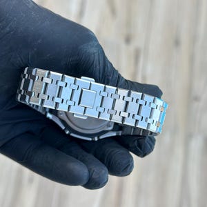 Casio G-shock GA2100 – Silver Blue | Custom Casioak | Men's Watch | Mod ...