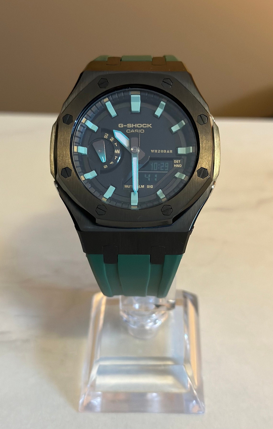 Casio G-shock Oak Green GA-2100 Custom Casioak Men's Watch - Etsy UK