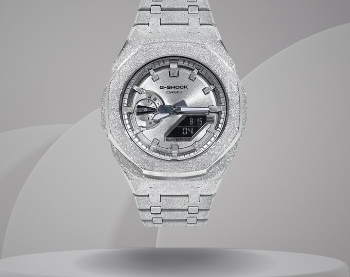 Casio G-shock GA2100 Casioak Custom Paint Splatter Effect Dial Mens ...