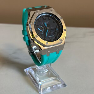 Casio G-shock Oak Blue GA-2100 Custom Casioak Men's Watch - Etsy UK