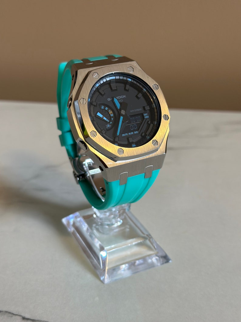 Casio G-shock Oak Blue GA-2100 Custom Casioak Men's Watch - Etsy UK