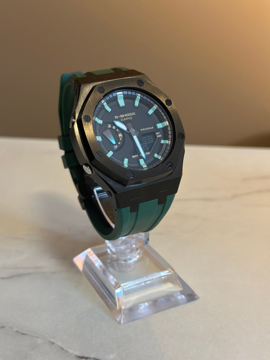 Casio G-shock Oak Green GA-2100 Custom Casioak Men's Watch - Etsy UK