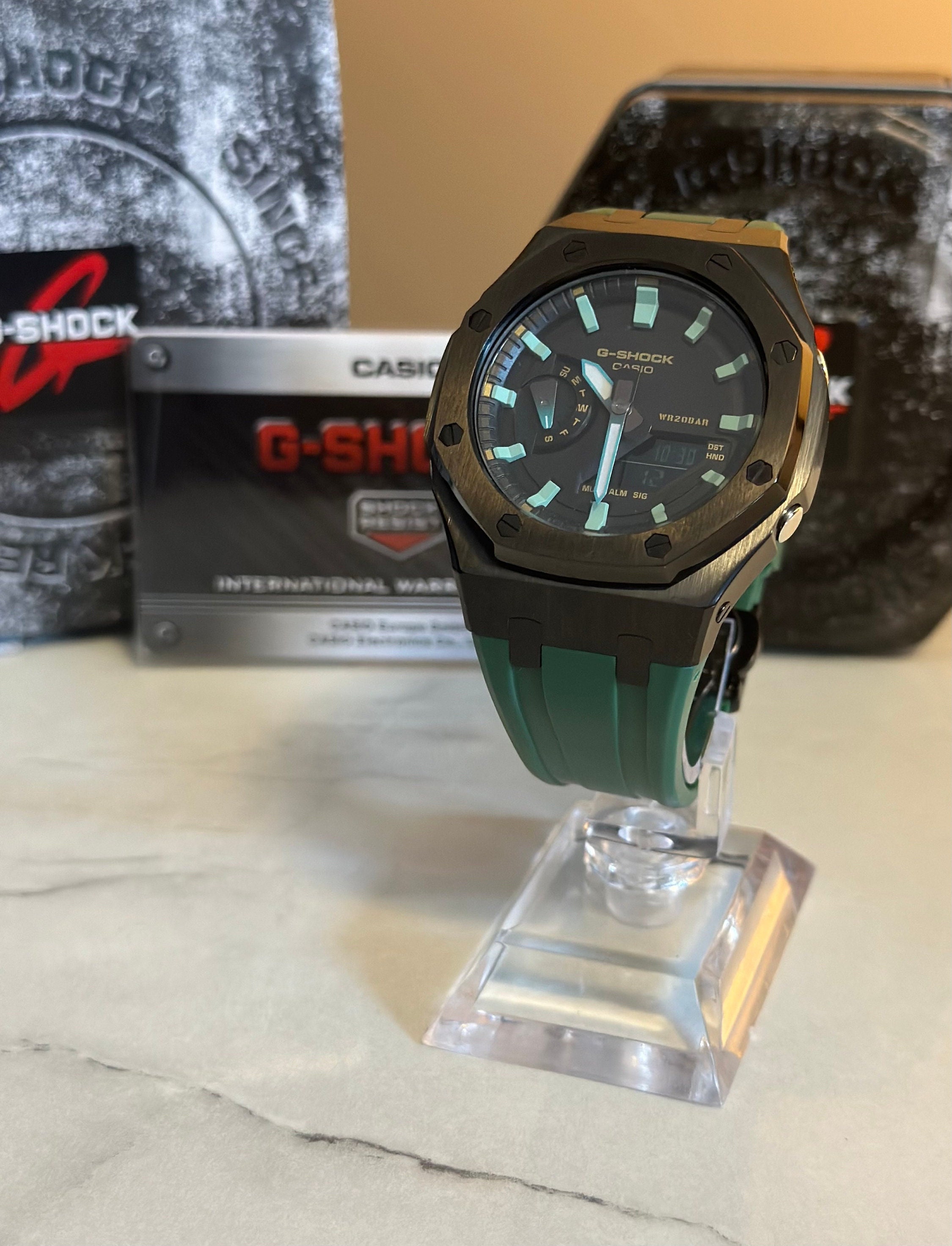 Casio G-shock Oak Green GA-2100 Custom Casioak Men's Watch - Etsy UK