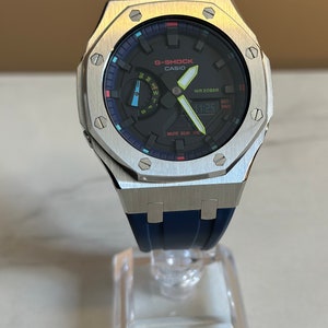 Casio G-shock Oak Purple Blue GA-2100 Custom Casioak Men's Watch - Etsy ...