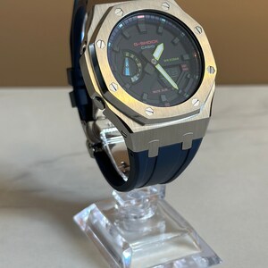 Casio G-shock Oak Purple Blue GA-2100 Custom Casioak Men's Watch - Etsy ...