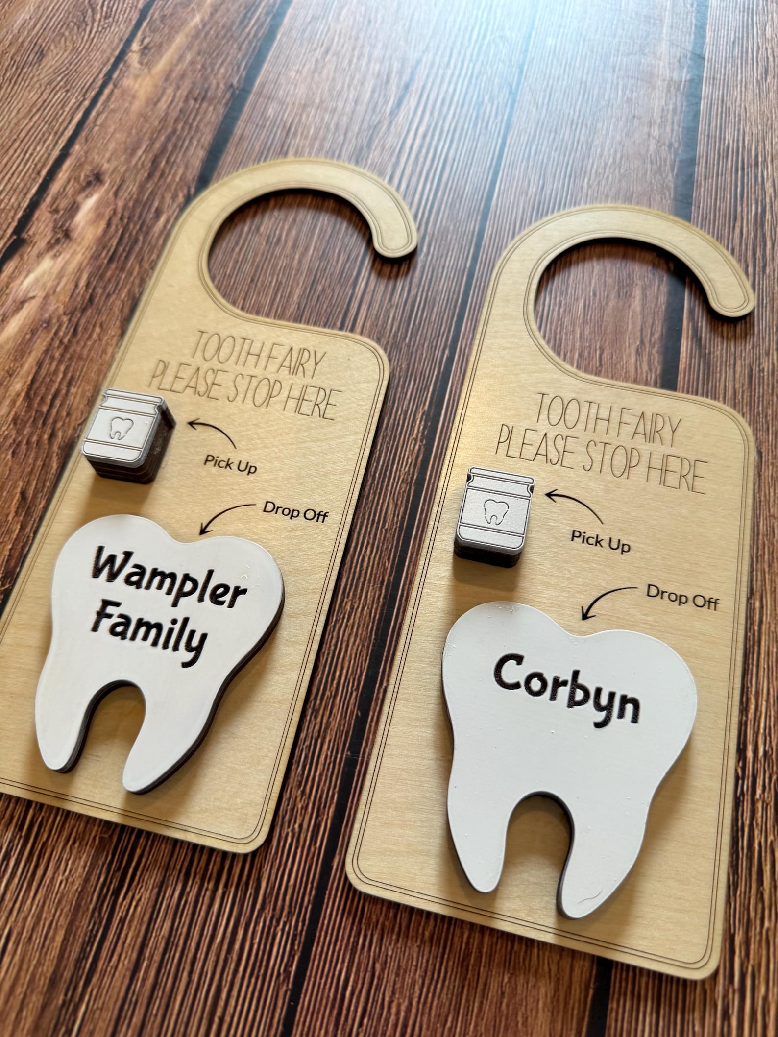 SVG Digital SVG File Tooth Fairy Door Hanger With Pick up and Drop Off ...