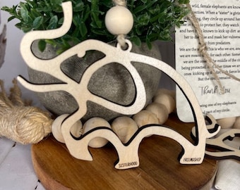 The Circle A Story of Love and Loyalty Elephant Ornament Gift ...