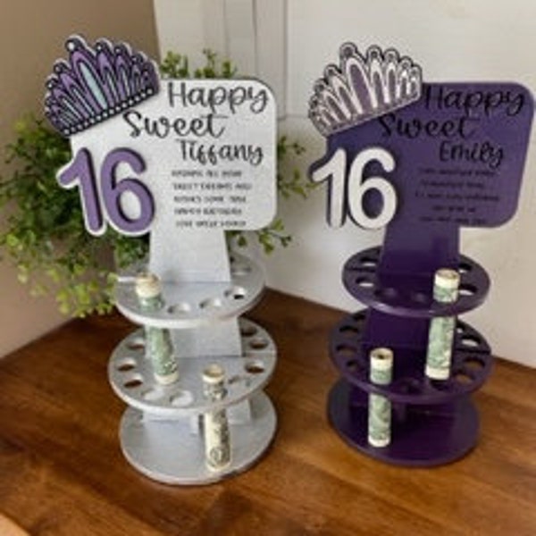 Sweet 16 Money Holder - Etsy