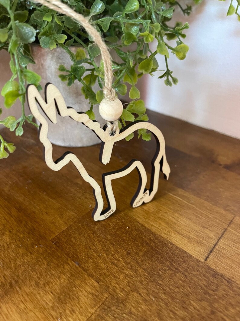 A Story of Love and Loyalty Donkey Ornament Gift - Cross Donkey Legend ...