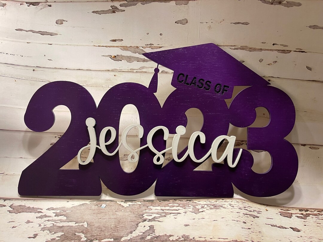 Class of 2023 Graduation Cap Wood Sign- SVG File Only- NAME Not ...