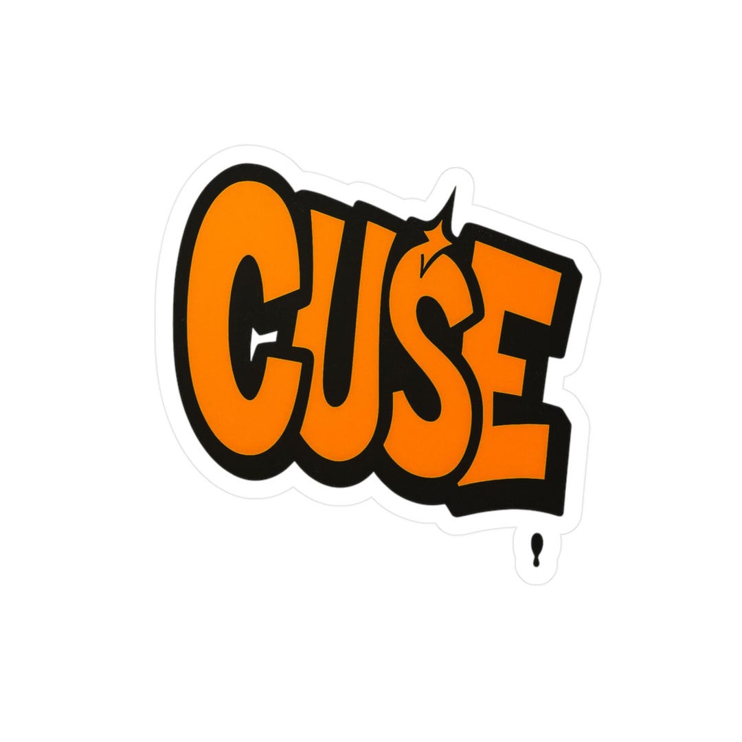 School Spirit Vinyl Sticker Decal. Syracuse, Spirit Sticker. Waterproof ...
