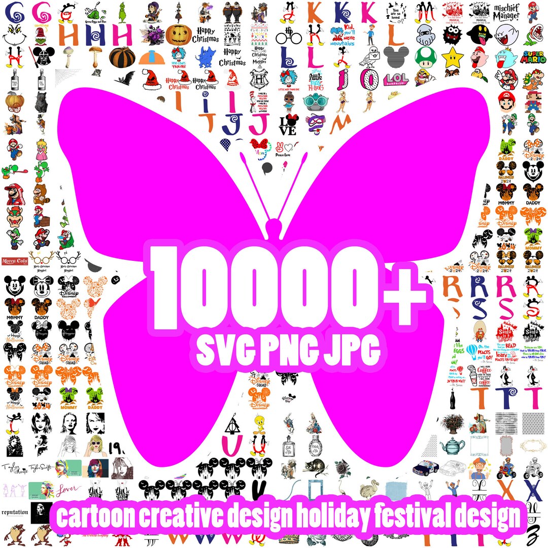10000 SVG Zip HD SVG for Design Digital Design Instant Download - Etsy