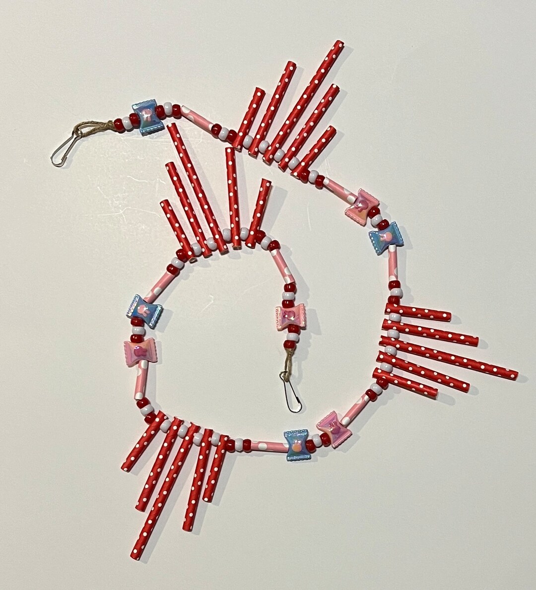 Valentine candy Fringe Garland - Etsy