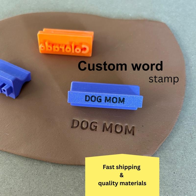 Word Stamps - Etsy