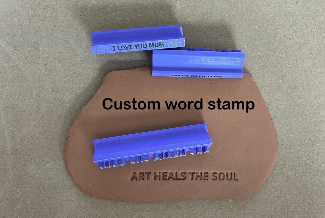 Custom Word Stamp (1-25 Characters Long), Custom Text, Personalized ...