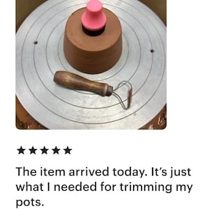 Pottery Trimming Tool, Pottery Spinner, Spinner Tool, Trimming ...