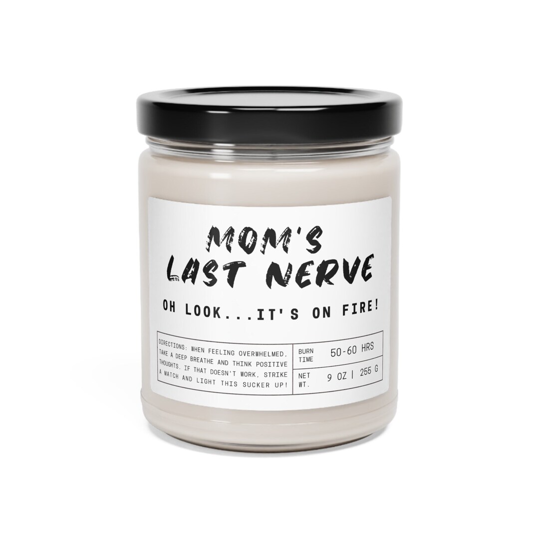 Funny Mom Candle Custom Scent Candle for Gift Box for Mom Candle Lover ...
