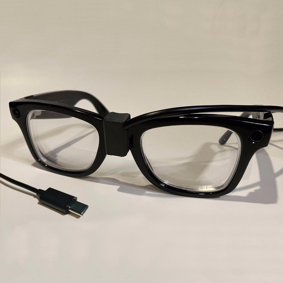 Meta Wayfarer Charging Cable: Portable USB-C Clip-on Adapter - Etsy