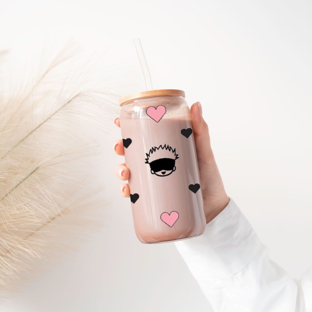 Gojo Glass, Anime Gift, Jujutsu Kaisen Cup, Gift for Anime Lovers, Gojo ...