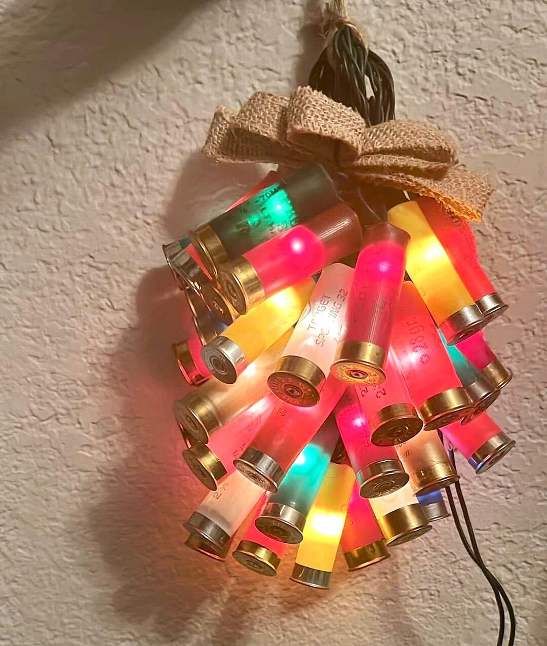 Shotgun Shell Christmas Lights - Etsy