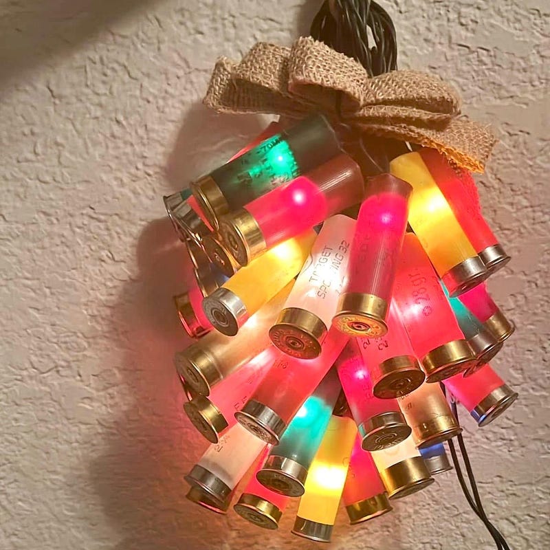 Shotgun Shell Christmas Lights - Etsy