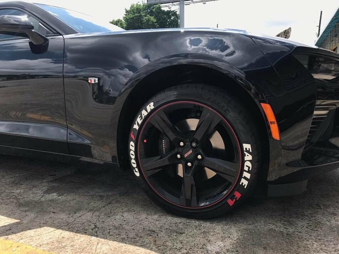 GOODYEAR EAGLE F1 Tire Stickers Tire Letters Decal Custom 1'' 8x ...