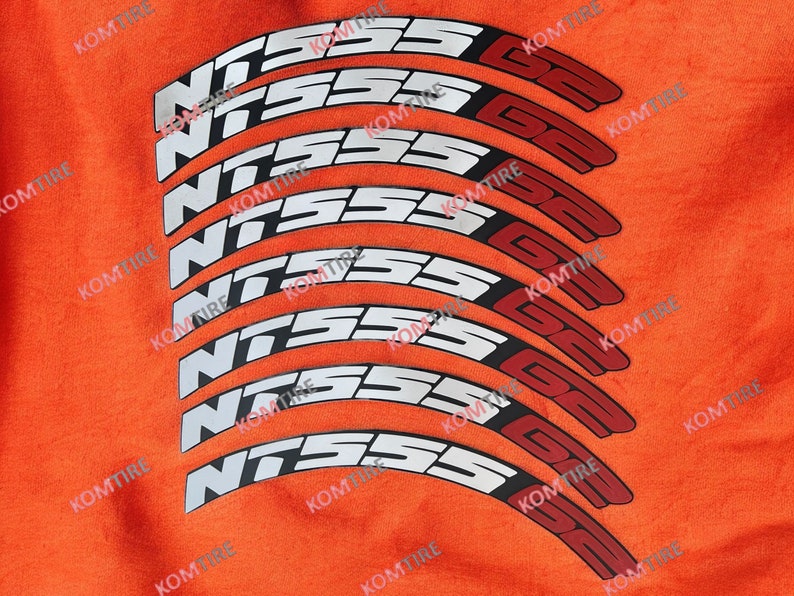 Nitto NT555 G2 Tire Stickers Tire Letters Decal Custom 1'' 8x Permanent ...