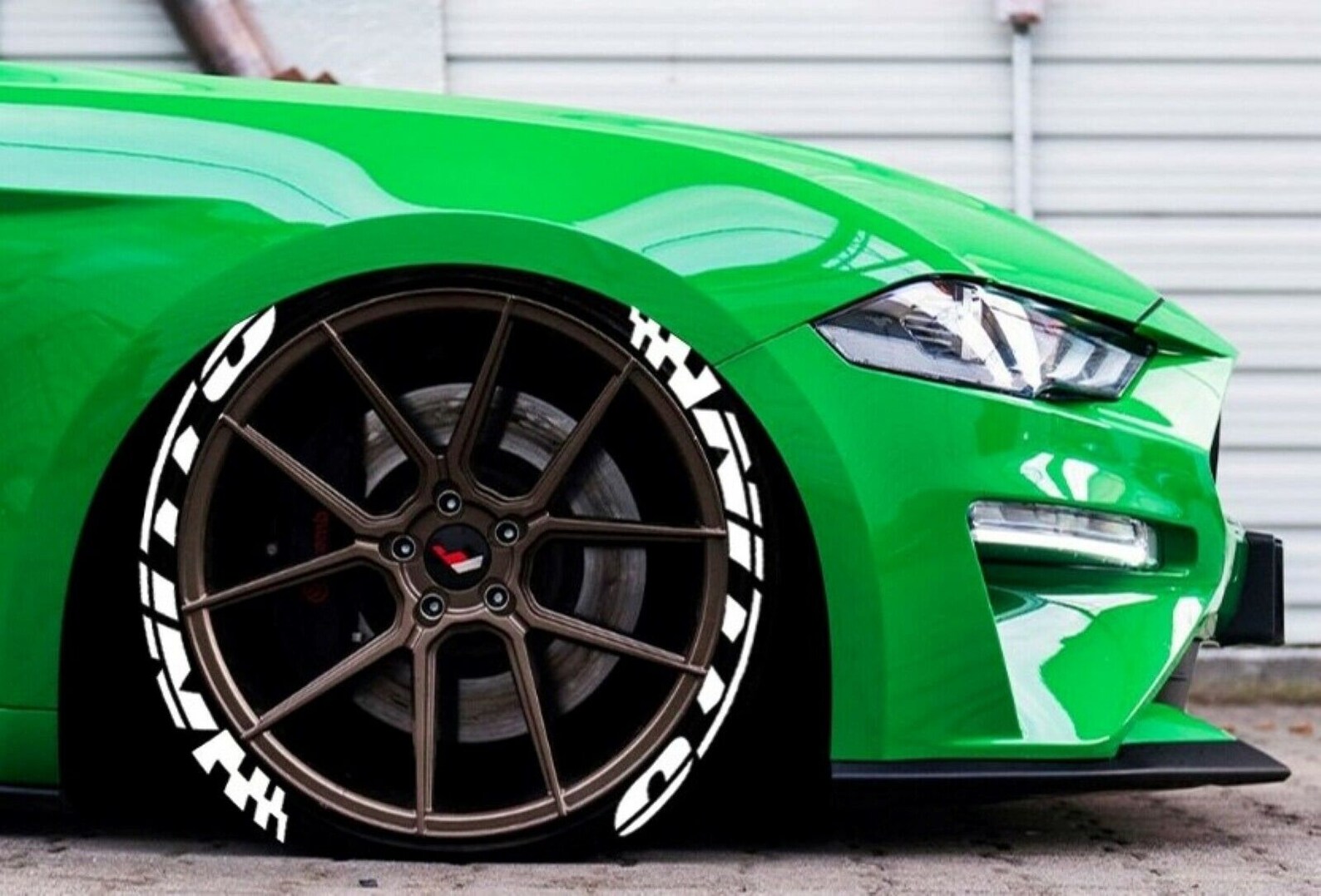 NITTO Tire Stickers Tire Letters Decal Custom 1'' 8x Permanent Tire ...