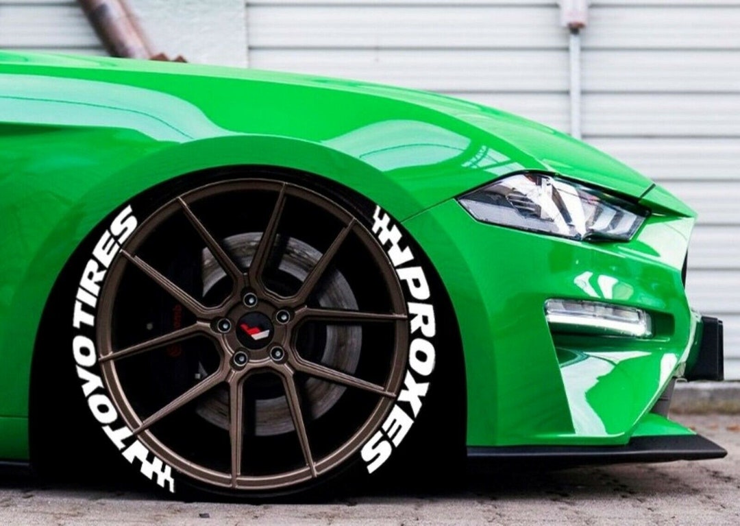 TOYO TIRES PROXES Tire Stickers Tire Letters Decal Custom 1'' 8x ...