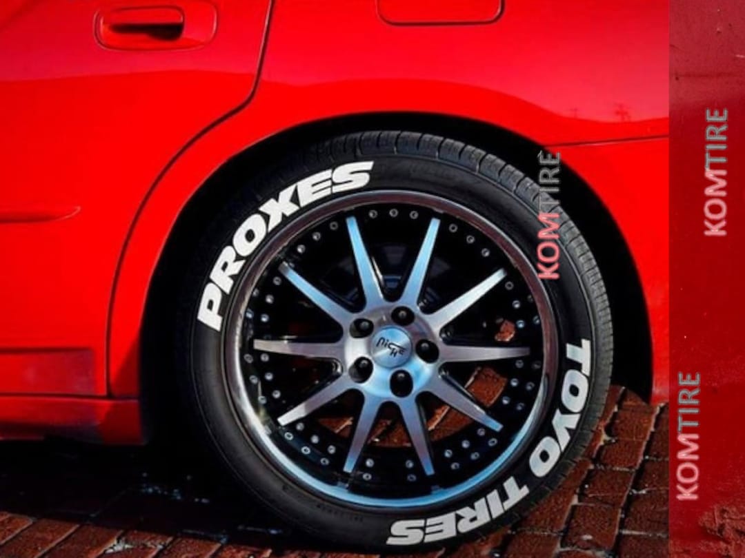 Tire Stickers Toyo Tires Proxes Tire Letters Decal Custom 1'' 8x ...