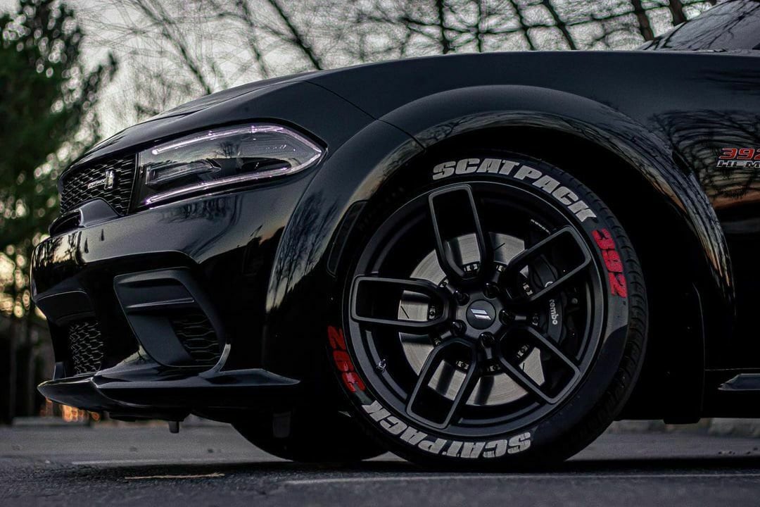 SCATPACK 392 Tire Stickers Tire Letters Decal Custom 1'' 8x Permanent ...