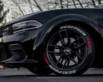 GOODYEAR Yellow Tire Stickers Tire Letters Decal Custom 1'' 8x ...